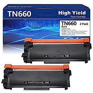 Drprint TN660 Toner Cartridge,Compatible for Brother TN 660 TN-660 TN630 TN-630 Toner, Use with Brother MFC-L2700DW MFC-L2740DW HL-L2300D HL-L2380DW HL-L2320D DCP-L2540DW Printers ,High Yield