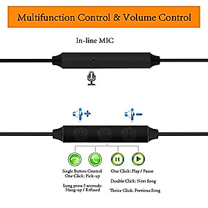 MAXROCK Sleep Earbuds, Ultra-Soft Comfortable Noise Isolating Earplugs Workout Headphones in-Ear Earphones w/Mic & Volume Control - Perfect for Side Sleeper Air Travel, Meditation & Insomnia