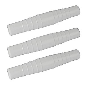 Gekufa Pool Hose Connector Coupling for 1-1/4 Inch and 1-1/2 Inch Swimming Pool Vacuums Cleaners or Filter Pump Hoses (Pack of 3)