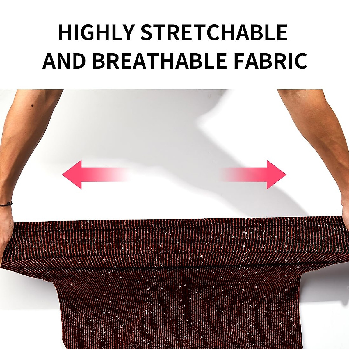 Arjen Kroos Men's Sequin Sleeveless Tank Top Sparkly Rave Metallic T-Shirt