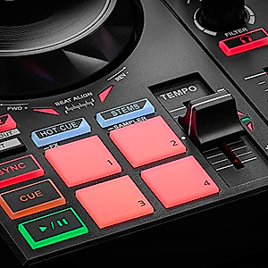 Hercules DJControl Inpulse 200 MK2 — Ideal DJ Controller for Learning to Mix — Software and Tutorials Included.