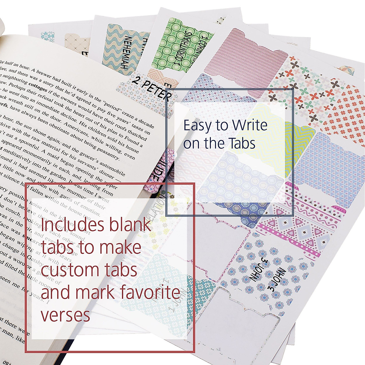 Mr. Pen- Bible Tabs, 75 Tabs, Laminated, Bible Journaling Supplies, Bible Tabs Old and New Testament, Bible Tabs for Women, Bible Tabs for Journaling Bible, Bible Book Tabs …