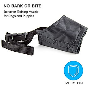 Weebo Pets Breathable Nylon Cloth Safety Muzzle (XXS)