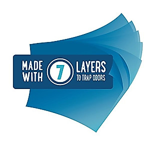 Amazon Brand - Mama Bear Diaper Pail Refills for Genie Pails, Unscented, 270 Count (Pack of 1)