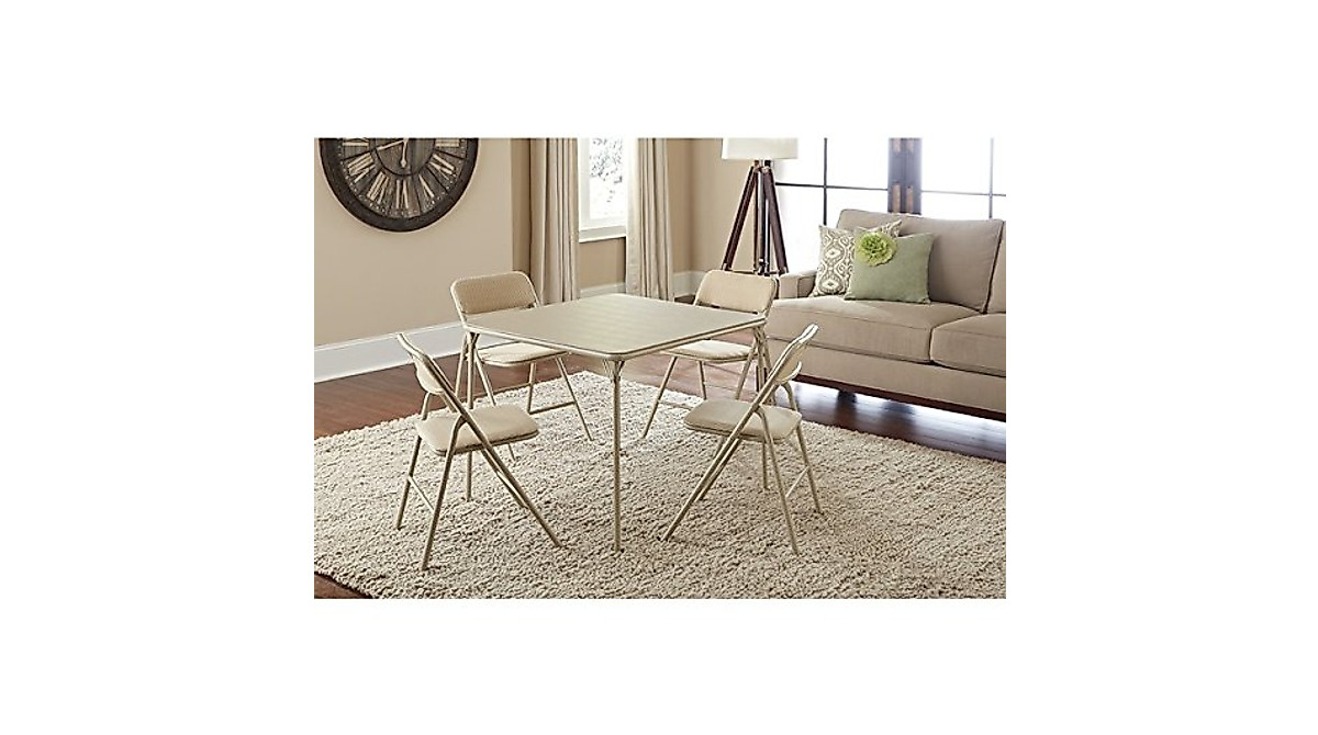 Cosco Folding Table & 5 Chairs Set - Durability Meets Style
