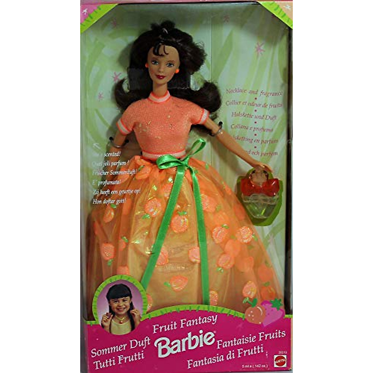 Barbie 20319 1998 Fruit Fantasy Peach Scented Doll