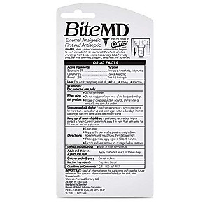 Cutter BiteMD Insect Bite Relief Stick, Analgesic And Antiseptic 0.5 Fl Oz (Pack of 1)