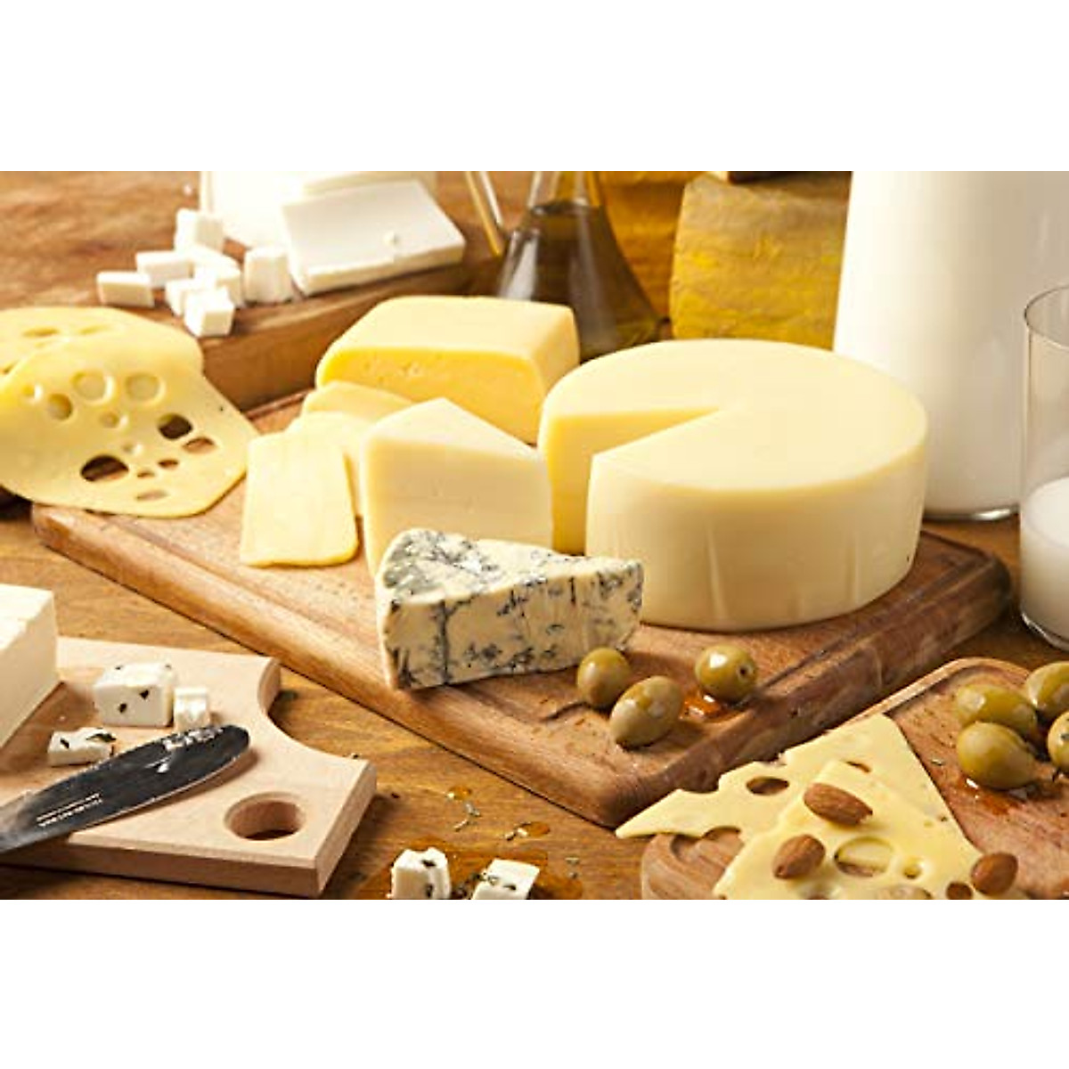 Premium 6-Piece Cheese Knife Set - MH ZONE Complete Stainless Steel Cheese Knives Gift Knives Sets Collection, Suit for the Wedding, Lover, Elders, Children and Friends