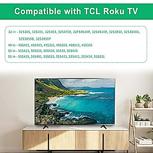 TV Stand for TCL Roku Smart TV, TV Legs Stand Base Replacement Leg Stand for TCL 32 inch 49 inch 50 inch 55 inch FHD LED UHD HDR Roku Smart TV