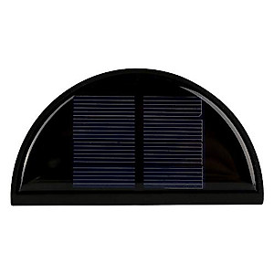 BuyWeek Outdoor Garden Lamp, Wall Mount Solar Garden Lamp 6 LED Lamp Beads Solar Wall Light for Garden Fence Yard(Warm)