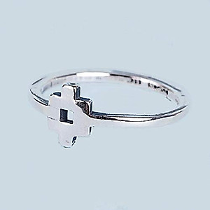 Turquoise Skies TSKIES Skyweaver: Stacker Ring Set (sterling-silver, 9)