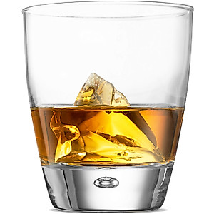 Old Fashioned Whiskey glasses - Set of 4 - Whiskey Glass set, 11 ¾ Ounce Crystal Clear Cocktail Glasses Barware For Whisky, Bourbon, Scotch, Water, Juice, Rock Glasses Drinking Glasses Gift Set.