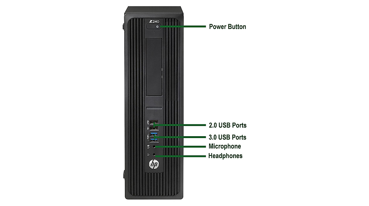 HP Z240 SFF Workstation Desktop PC, Intel Core i7-6700 up to 4.20GHz Processor, 32GB RAM, 1TB ...