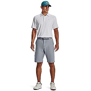 Under Armour Men's Standard Playoff Polo 3.0, (100) White/White/Halo Gray, Medium