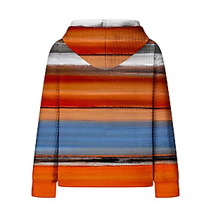 Ceboyel Women Waffle Knit Cute Hoodies Drawstring Pullover Sweatshirts Fashion Casual Sweaters Comfy Fall Clothes Outfits