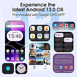 Ulefone Note 16 Pro Unlocked Cell Phones, Android 13 Unlocked Phones, 16GB+128GB, 50MP Main Camera, 6.52” HD+ Waterdrop Screen, 8-Core Processor, 4400mAh Battery, Dual 4G Unlocked Smartphone-Purple