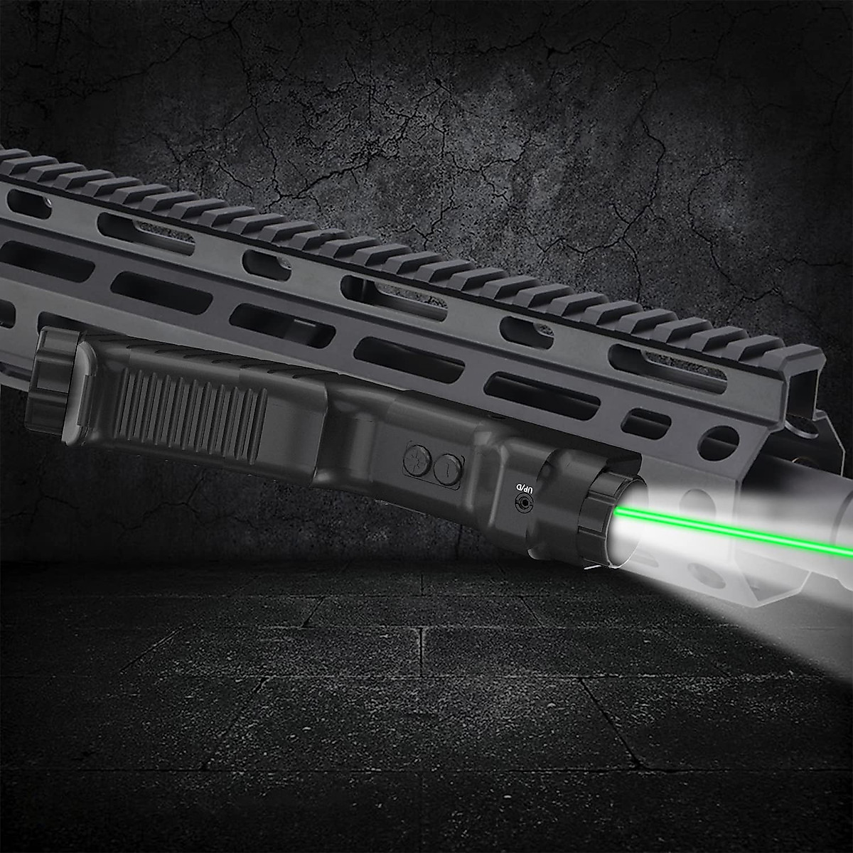 Green Laser Sight with 1000 Lumens Flashlight