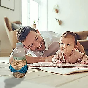 NARFIRE 1Pcs Wine Bottle Cover Knit Creative Funny Beer Bottles Sexy Bikini Plush