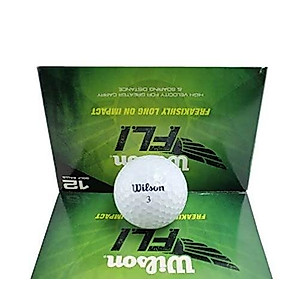 WILSON Staff F.L.I. Golf Balls (Pack of 12) White