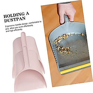 Cabilock 2pcs Dustpan Handheld Trash Shovel Mini Garbage Shovel Office Trash Practical Trash Shovel Cleaning Dustapan Leave Pick Pan Mini Cleaning Shovel Desk Child Keyboard Table Plastic