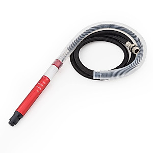 Gunpla 17pcs Micro Air Die Grinder Kit Pneumatic Pencil Die Grinder 1/8 and 3/32 Inch Collet Capacity High Speed Grinding Lightweight Compact Tool Kit for Cleaning Cutting Polishing Welding, 58000 RPM