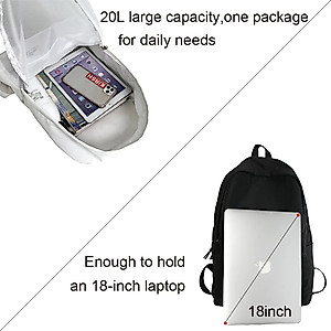 HunterBee Large Mesh Backpack See Through College Student Bag for Girls Boys Semi-Transparent Clear Net Netting Bookbag with Padded
