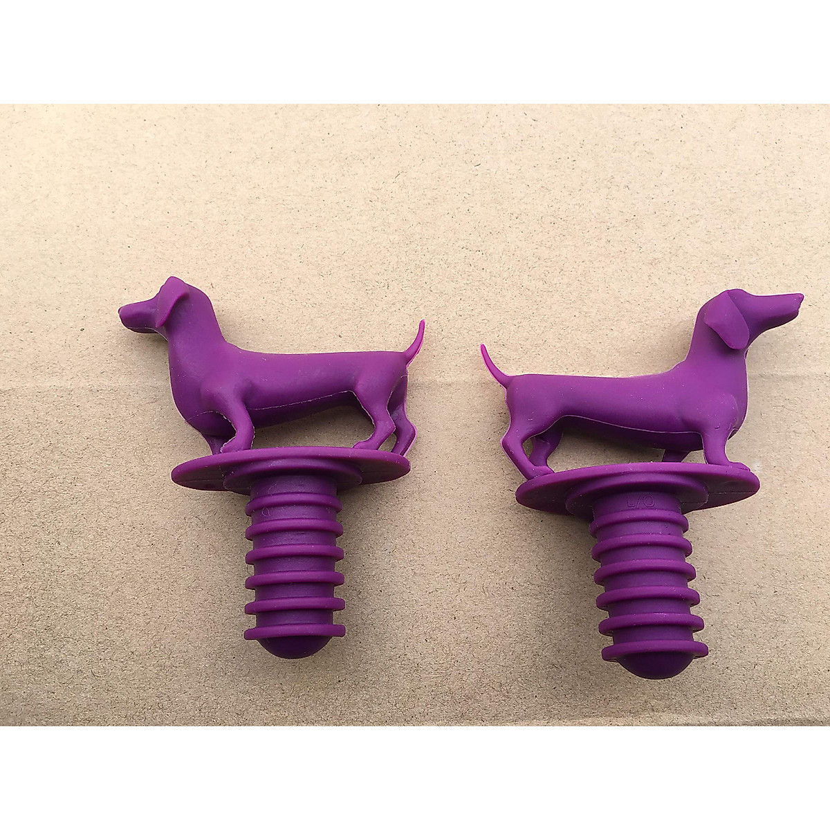 The Wiener Dog Wine Stopper | Silicone Reusable Wine Saver | Dachshund Wine Accessory Gift