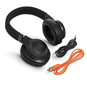 JBL E55BT Over-Ear Wireless Headphones Black