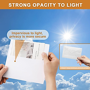 Silunkia 100 Packs White Blank Note Cards and Envelopes 5 x 7 Folded Cardstock and A7 Envelopes Self Seal for Wedding Invitations, Party, DIY Greeting Cards, Thankgiving Cards, Baby Shower