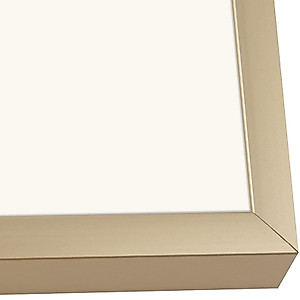 Golden State Art, 7 Pack, One 11x14, Two 8x10, and Four 5x7 Pictures. Aluminum Photos Frame for Wall or Tabletop Display (Gold)