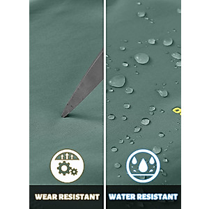 TACVASEN Womens Snow Pants Waterproof Insulated Fleece Lined Pants Ski Winter Hiking Pants Fern Green S