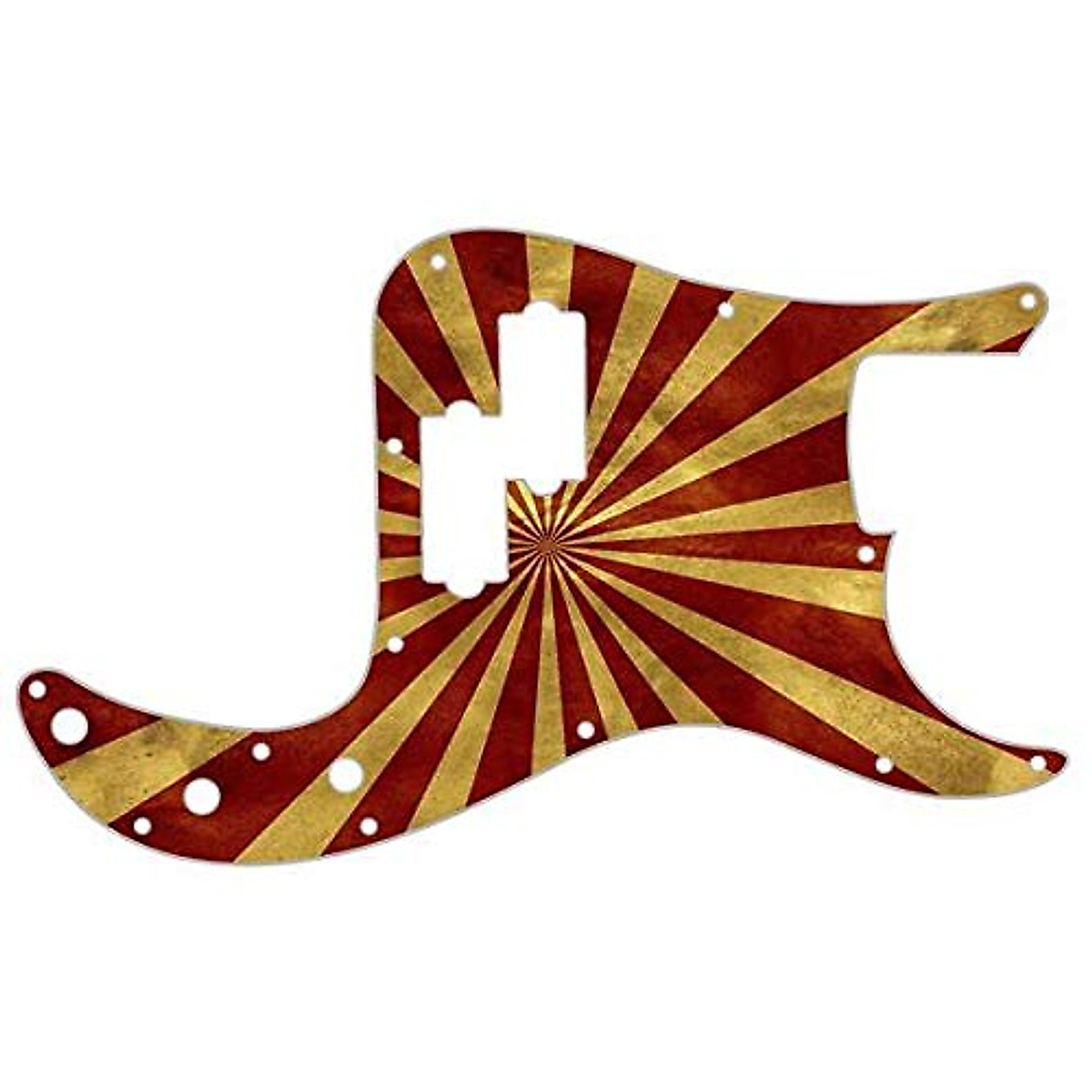 Custom Graphical Pickguard to fit Fender P Bass Precision Bass Big Top Peak