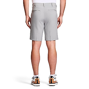 IZOD Mens 9.5" Swingflex Stretch Straight Fit Golf Shorts, Cinderblock, 30 US