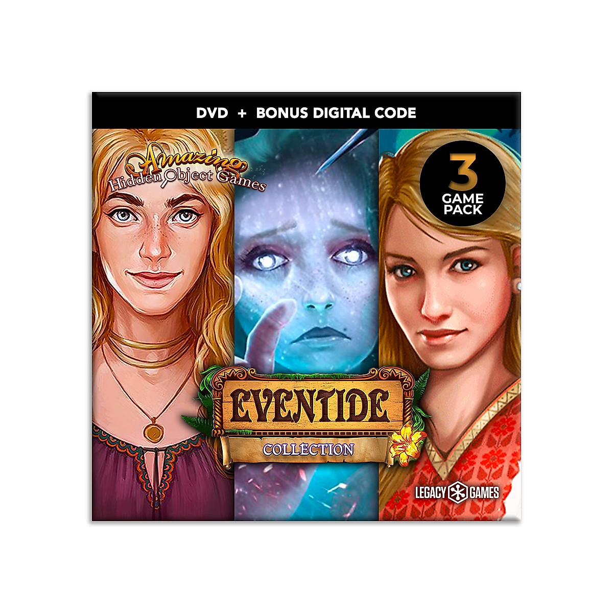 Legacy Games Amazing Hidden Object Games for PC: Eventide Trilogy (3 Game Pack) - PC DVD with Digital Download Codes