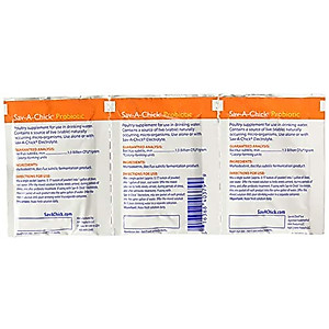 Sav-A-Chick 9 Probiotic Supplements-(3 Packages with 3 Packets, 3 Count (Pack of 3)