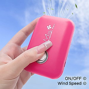 Buqikma Eyelash Fan Mini Lash Fan for Eyelash Extension Portable Lash Fan Dryer Handheld Rechargable USB Eyelash Fan with 3 Adjustable Speed Cooling Air Fan Eyelash Extension Application