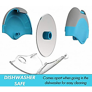 Pizza Cutter Wheel with Protective Blade Cover and Removable Shield - Modern Pizza Slicer Design - Ergonomic Handle for Comfortable Easy Cuts - Stainless Steel & Dishwasher Safe