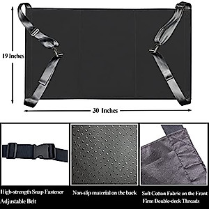 LUCKLYJONE Airplane Footrest for Kids, Toddler Travel Bed, Portable Travel Foot Rest Hammock for Flights, Baby Airplane Seat Extender, Travel Cot Essentials Accessories