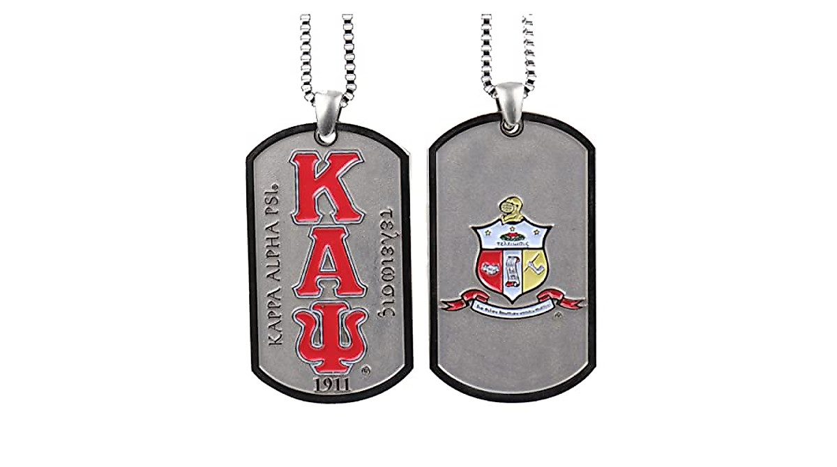 Kappa Alpha Psi Dual-sided Dog Tag - Stylish Greek Jewelry
