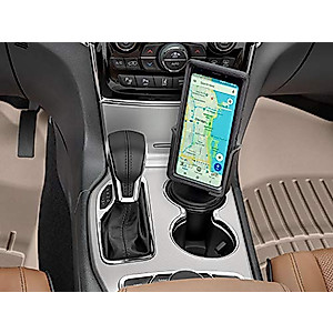 WeatherTech CupFone XL, Universal Cup Holder for Car, Phone Mount Automobile Cradle with Black Plastic Knobs