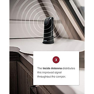 weBoost Drive Reach RV - Cell Phone Signal Booster kit | Boosts 4G LTE & 5G for All U.S. Carriers - Verizon, AT&T, T-Mobile & more | Made in the U.S. | FCC Approved (model 470354)