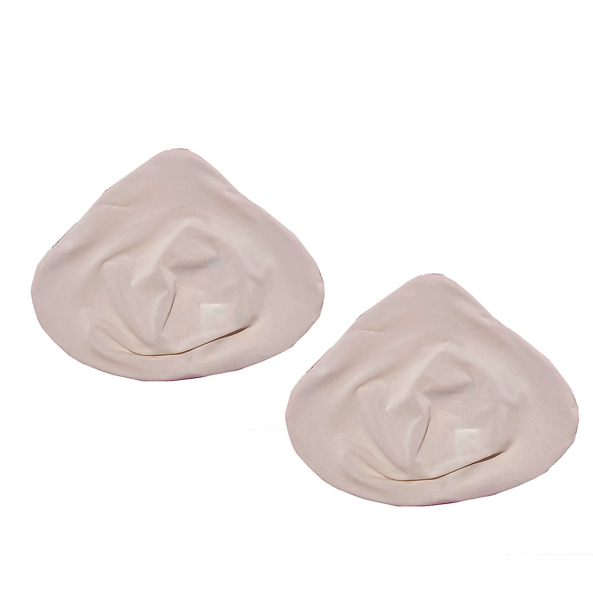 BIMEI A PAIR TRIANGLE SHAPE BREAST FORM COVER For Mastectomy Breast Forms (2XL)