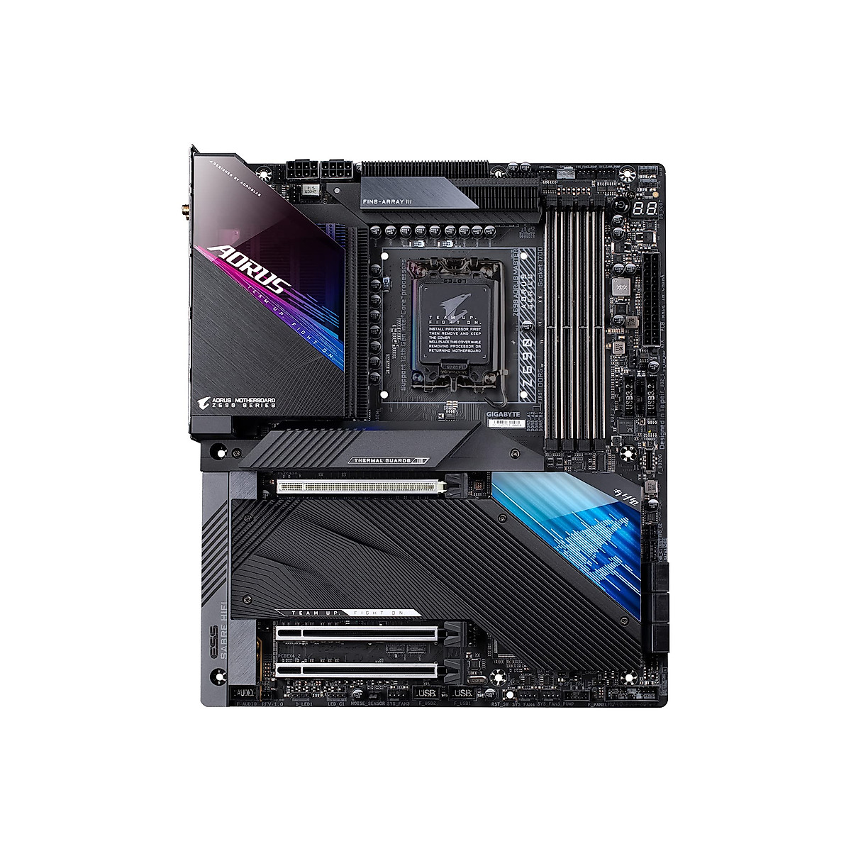 GIGABYTE Z690 AORUS MASTER (LGA 1700/ Intel Z690/ ATX/ DDR5/ Quad M.2/ PCIe 5.0/ USB 3.2 Gen2X2 Type-C/ Intel WiFi 6E/ AQUANTIA 10GbE LAN/ Intel Thunderbolt 4/ Gaming Motherboard)