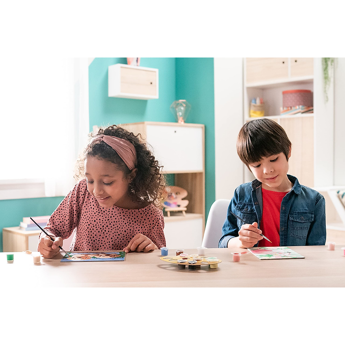 Ravensburger CreArt Think Pink Paint by Numbers Kit for Kids & Adults - All-Inclusive DIY Painting Kit Canvas | Detailed Flamingo Artwork | Ideal for Beginners & Art Enthusiasts