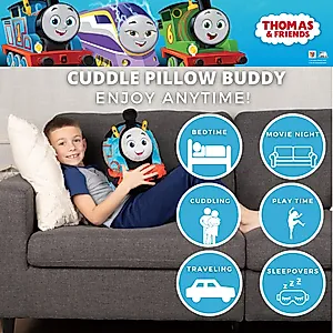 Franco Thomas & Friends Engine Train Kids Bedding Super Soft Plush Cuddle Pillow Buddy, (Officially Licensed Product)