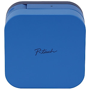 Brother P-Touch Cube Smartphone Label Maker, Bluetooth Wireless Technology, Multiple Templates Available, Apple & Android Compatible - Blue