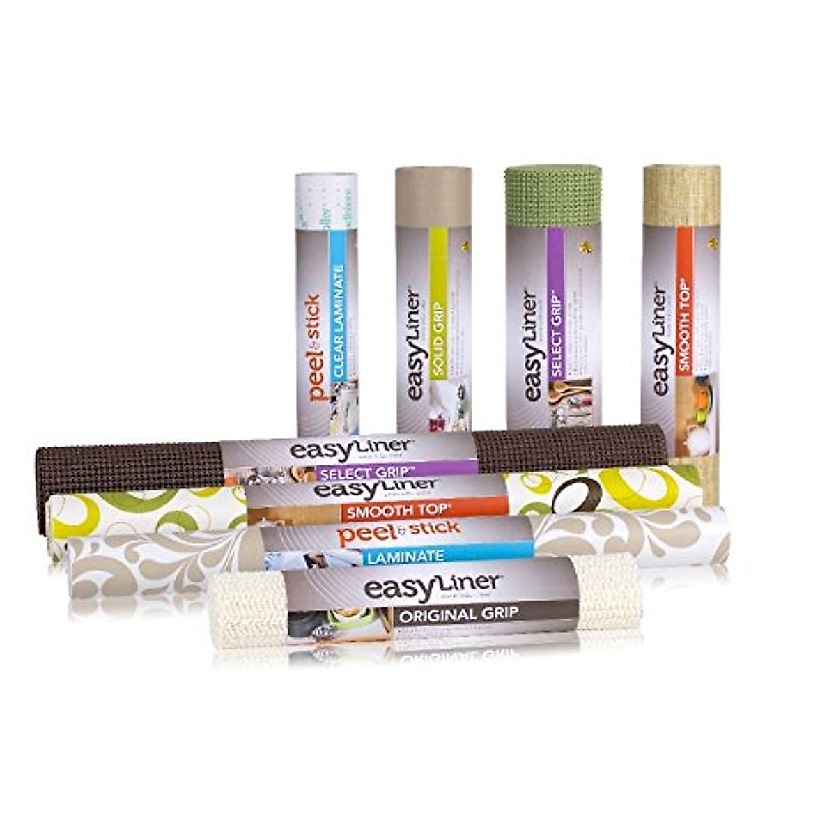 Duck Brand 393452 Original Grip Easy Liner Non-Adhesive Shelf Liner, 20-Inch x 7-Feet, White