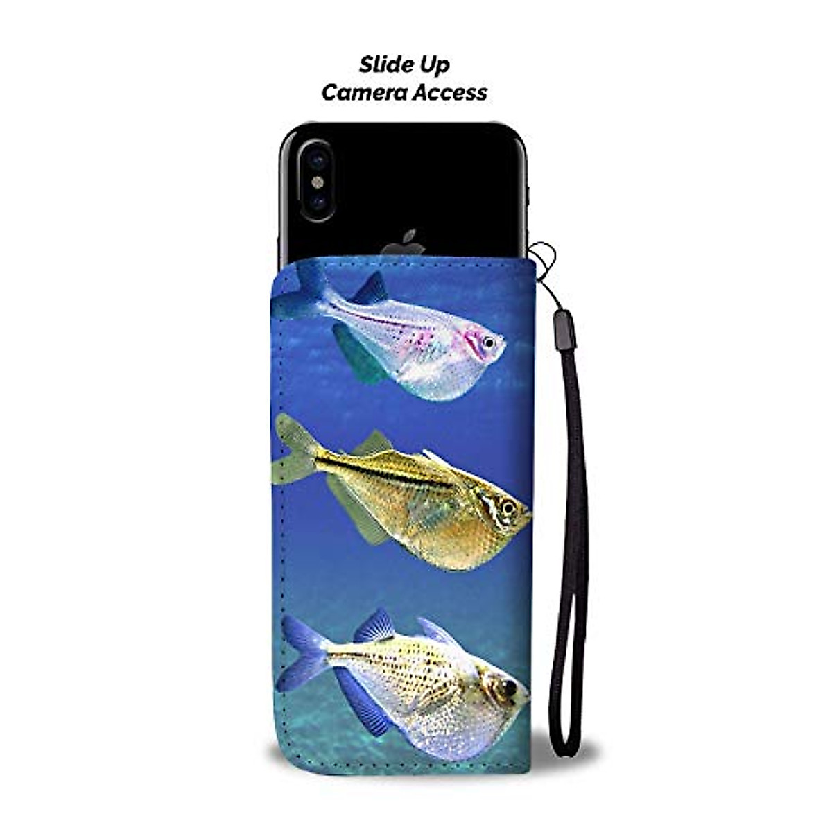 Dog Print Phone Case, Amazing Siberian Husky Dog Print Smartphone iPhone Wallet Case. Stunning Faux Leather Wallet Phone Cover/Stand for Samsung Galaxy, iPhone 6/7/8/X with RFID Protection