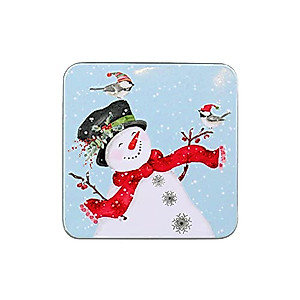Fifth Ave Kraft Christmas Gift Card Tin Holders (Set of 4)