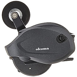 Okuma Komodo SS Large Capacity Low Profile Baitcaster, KDS-463P, 130 yds-30LB, Power Handle , Grey